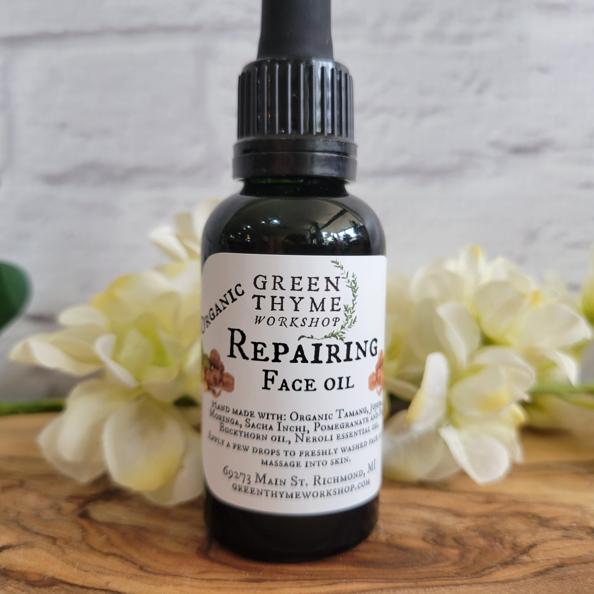 Repairing face oil - Green Thyme Workshop